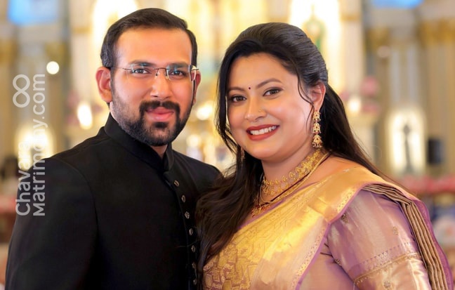 Ajay Paul & Roshni Paul - ChavaraMatrimony.com